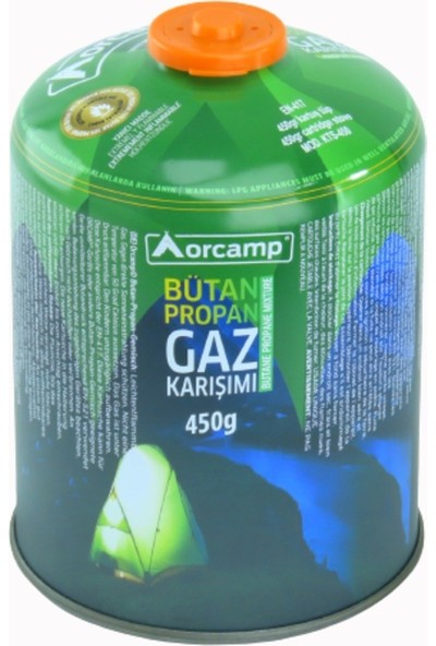 Orcamp 450 Gram Vidalı Gaz Kartuşu