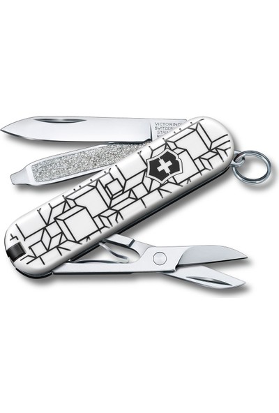 Victorinox 0.6223.L2105 Classic Cubic Illusion Desenli 2021 Limitli Çakı Victorinox 0.6223.L2105 Classic Cubic Illusion Desenli 2021 Limitli Çakı