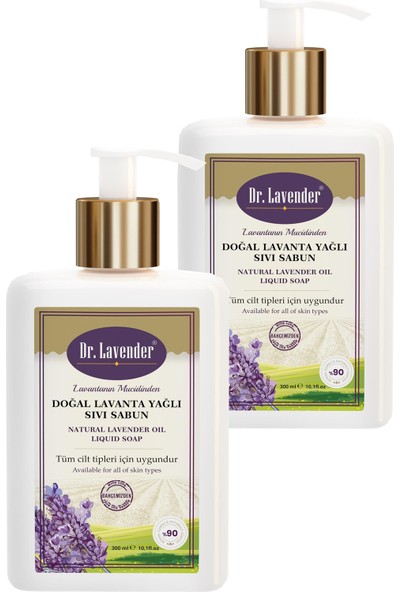 Dr. Lavender Saf Lavanta 2'li Sıvı Sabun Bitkisel Lavanta Yağlı Sıvı Sabun 300 gr Doğal Lavanta Likid Sabun Dr. Lavender Saf Lavanta 2'li Sıvı Sabun Bitkisel Lavanta Yağlı Sıvı Sabun 300 gr Doğal Lavanta Likid Sabun