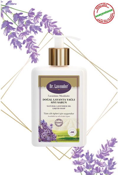 Dr. Lavender Doğal Bitkisel Lavanta Yağlı Sıvı Sabun 300 gr Doğal Lavanta Likid Sabun Dr. Lavender Doğal Bitkisel Lavanta Yağlı Sıvı Sabun 300 gr Doğal Lavanta Likid Sabun