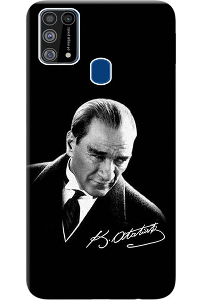 Kılıf Merkezi Samsung Galaxy M31 Kılıf SM-M315F Desen Baskılı Silikon Mustafa Kemal Atatürk 390 Kılıf Merkezi Samsung Galaxy M31 Kılıf SM-M315F Desen Baskılı Silikon Mustafa Kemal Atatürk 390