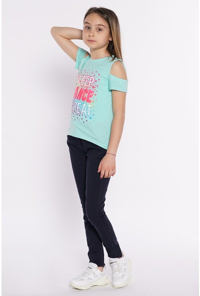 Restfull Kız Çocuk Gabardin Pantolon Likralı 8-12 Yaş