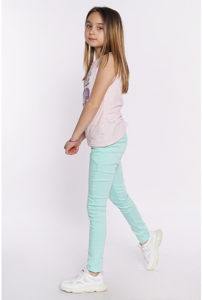 Restfull Kız Çocuk Gabardin Pantolon Likralı 8-12 Yaş