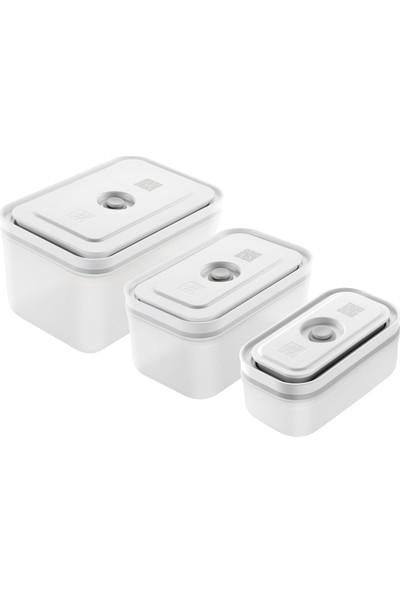 Zwilling Fresh & Save Vakumlu Saklama Kabı, S/m/l,/3-Parça, Plastik, Beyaz Zwilling Fresh & Save Vakumlu Saklama Kabı, S/m/l,/3-Parça, Plastik, Beyaz