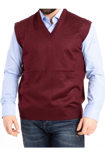 Nacar Çarşı Erkek V Yaka Ince Triko Süveter