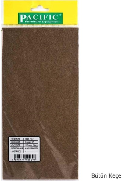 Pasific Zemin Koruyucu Masa Sandalye Keçesi Çap 120 x 240 Kare