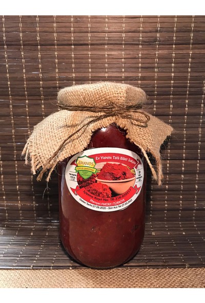 Amanos Çiftlik Şarküteri Ev Yapımı Tatlı Biber Salçası 1000 gr