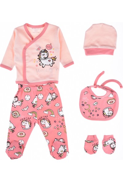 Necix's Space Figürlü 5'li Set Kız Mevsimlik-Rose