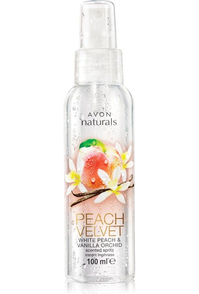 Avon Peach Velvet Beyaz Şeftali Vanilya Kokulu Vücut Spreyi 100 ml Avon Peach Velvet Beyaz Şeftali Vanilya Kokulu Vücut Spreyi 100 ml