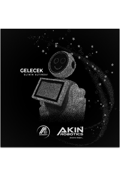 AKINROBOTICS Akınsoft-Akınrobotıcs Bardak Altlığı