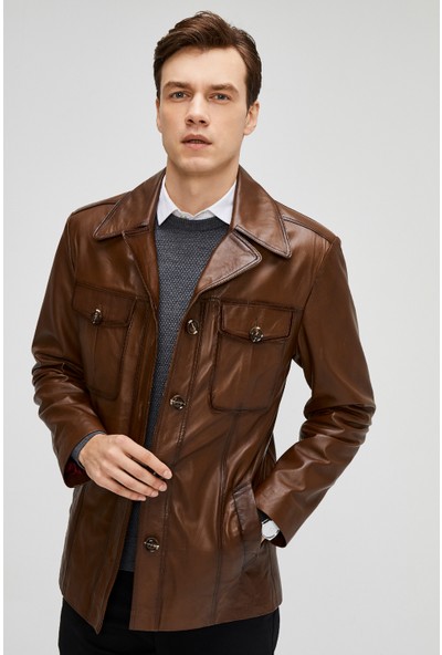 Deri Effect Safari Taba Erkek Deri Kaban Deri Effect Safari Taba Erkek Deri Kaban