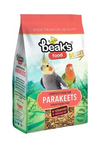 Beak's Beaks Karışık Paraket Yemi 500 gr Beak's Beaks Karışık Paraket Yemi 500 gr