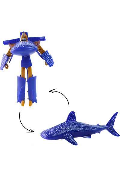 Mega Dönüşen Robo-Hayvan Mavi Balina Mega Dönüşen Robo-Hayvan Mavi Balina