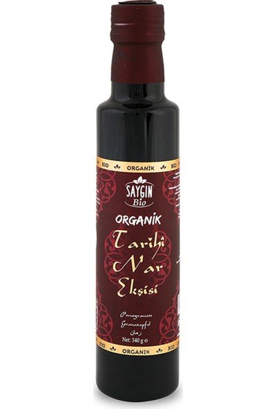 Saygın Organik Nar Ekşisi 340 gr Saygın Organik Nar Ekşisi 340 gr