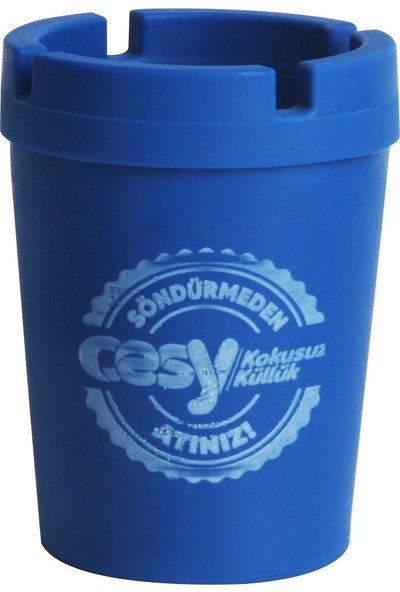 Lira Dumansız Kokusuz Küllük Yuvarlak Mavi Lira Dumansız Kokusuz Küllük Yuvarlak Mavi