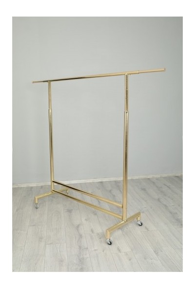 Modern Raf Gold Askılık Yuvarlak Borudan Stand