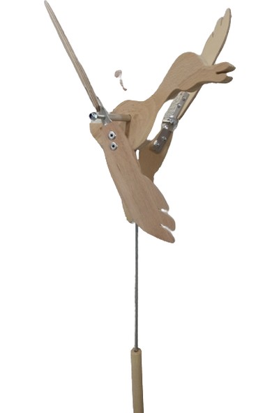 Rüzgaristan Boyanabilir Ahşap Rüzgar Gülü Mini Şirin Ördek