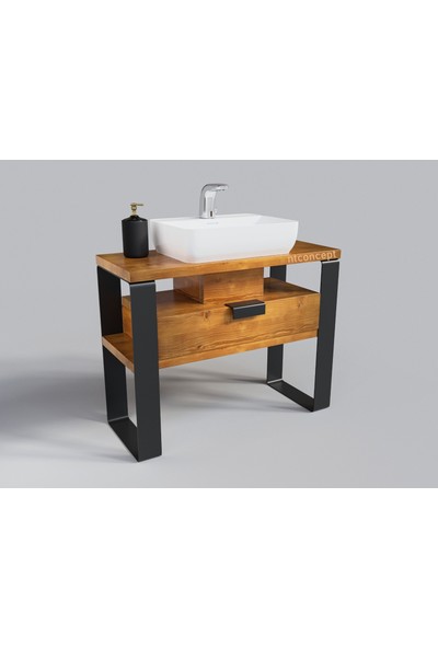 Ntconcept Masif Ahşap Lavabo Dolabı Ntconcept Masif Ahşap Lavabo Dolabı