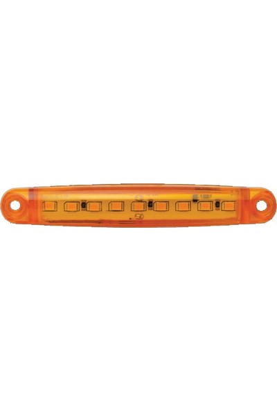 Net Oto Market 9 Ledli Parmak Lamba 12-24 Volt Sarı Renk Net Oto Market 9 Ledli Parmak Lamba 12-24 Volt Sarı Renk