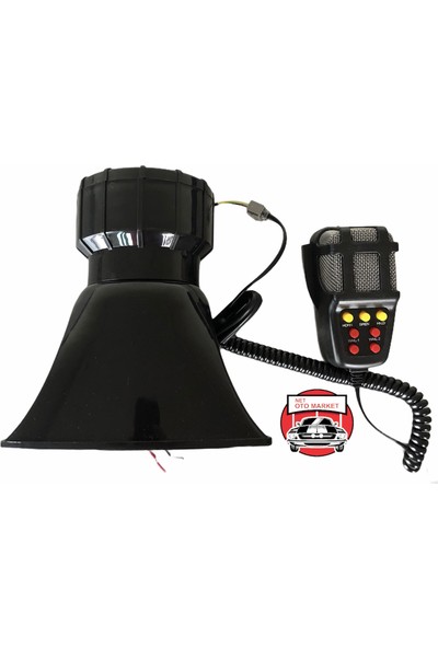 Net Oto Market 7 Sesli Mikrofonlu Megafon Siren 100 Watt Yüksek Sesli 12 Volt Dat Dat Net Oto Market 7 Sesli Mikrofonlu Megafon Siren 100 Watt Yüksek Sesli 12 Volt Dat Dat