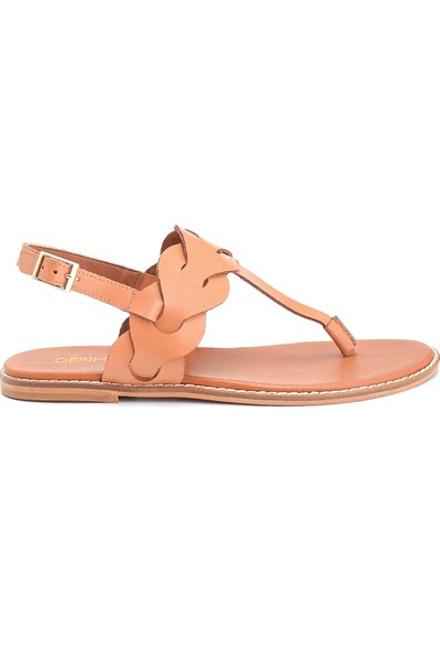Derimod Kadın Casual Deri Sandalet