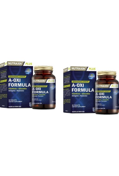Nutraxin A-Oxi Formula 60 Kapsül x 2 Adet