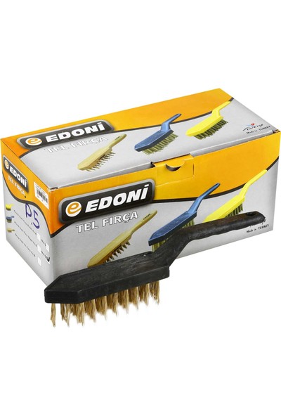 Edoni Eltos Tel Fırça No 5 Plastik Siyah Saplı Edoni Edoni Eltos Tel Fırça No 5 Plastik Siyah Saplı Edoni