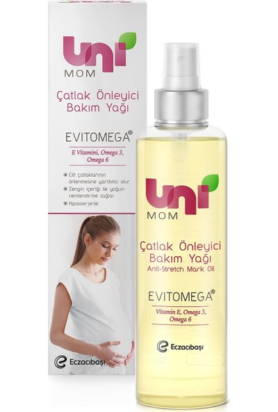 Uni Mom Çatlak Önleyici Bakım Yağı 140 ml