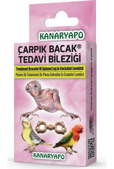 Kanaryapo Çarpık Bacak Tedavi Bileziği Sultan & Cennet (Papağan) Kanaryapo Çarpık Bacak Tedavi Bileziği Sultan & Cennet (Papağan)