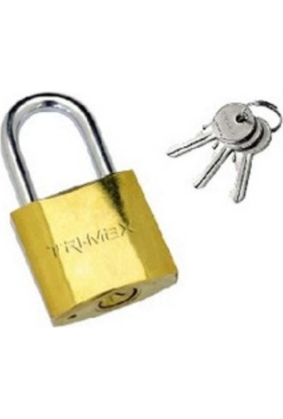 Bay Tec Asma Kilit Sarı 63 mm
