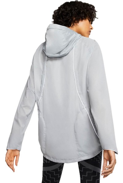 Nike Shield Runway Kadın Gri Yağmurluk CJ5077-073