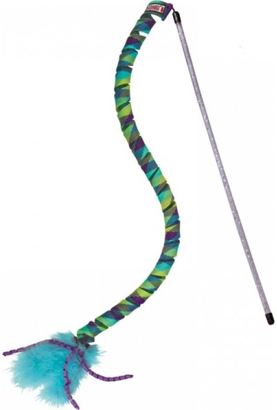 Kong Kedi Oltası, Oyuncaklı ve Tüylü, 40 cm Kong Kedi Oltası, Oyuncaklı ve Tüylü, 40 cm