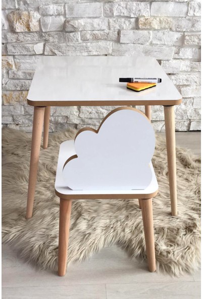 Go Baby Yaz Sil Tek Sandalyeli Bulut Model Masa Go Baby Yaz Sil Tek Sandalyeli Bulut Model Masa