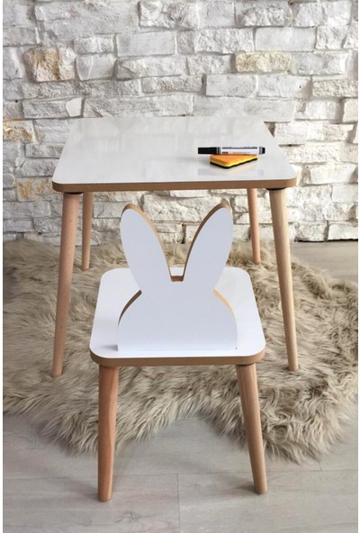 Go Baby Yaz Sil Tavşan Model Tek Sandalyeli Masa Go Baby Yaz Sil Tavşan Model Tek Sandalyeli Masa