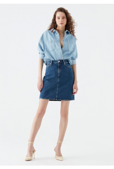 Mavi Kadın Valerie Mavi Jean Etek 1319833709