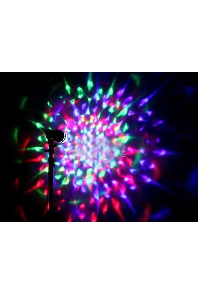 Piithalat Renkli LED Döner Başlıklı Disko Ampulü Pi Piithalat Renkli LED Döner Başlıklı Disko Ampulü Pi