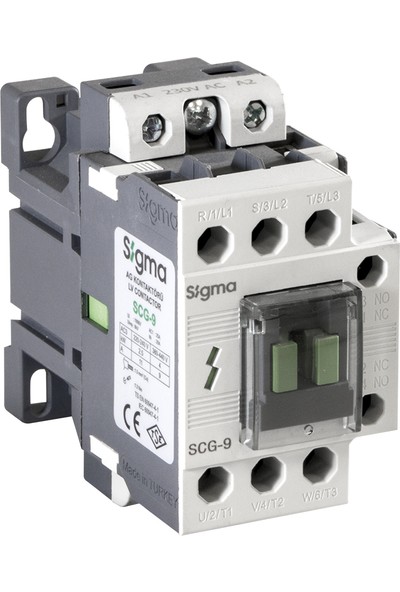 Sigma 3X18A Güç Kontaktörü , 230V Bobinli Sigma 3X18A Güç Kontaktörü , 230V Bobinli