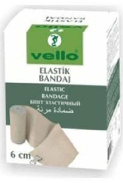 Vello Elastik Bandaj 6 Cm x 150 Cm