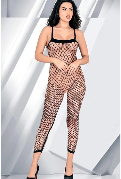 Pemilo Kadın 6015 Fileli Fantezi Vücut Çorabı Siyah Pemilo Kadın 6015 Fileli Fantezi Vücut Çorabı Siyah