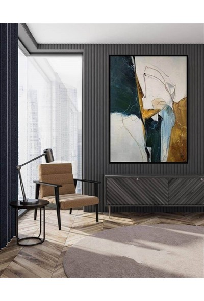 Tablo Plus Soyut Minimal Yağlı Boya Dokulu Tablo 90CM x 120CM Çerçevesiz Tablo Plus Soyut Minimal Yağlı Boya Dokulu Tablo 90CM x 120CM Çerçevesiz