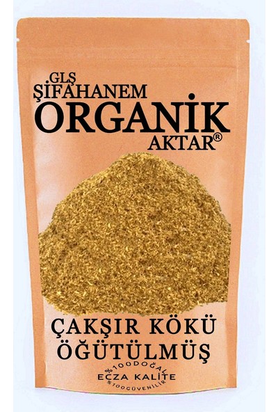 GLŞ Şifahanem Organik Aktar Çakşır Kökü Tozu 500 gr Çakşır Kökü Öğütülmüş