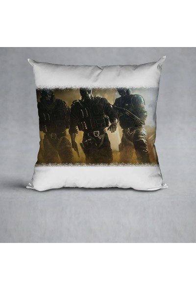 Vadi Burada Tom Clancy's Rainbow Six: Siege Model 8 Baskılı Yastık Vadi Burada Tom Clancy's Rainbow Six: Siege Model 8 Baskılı Yastık