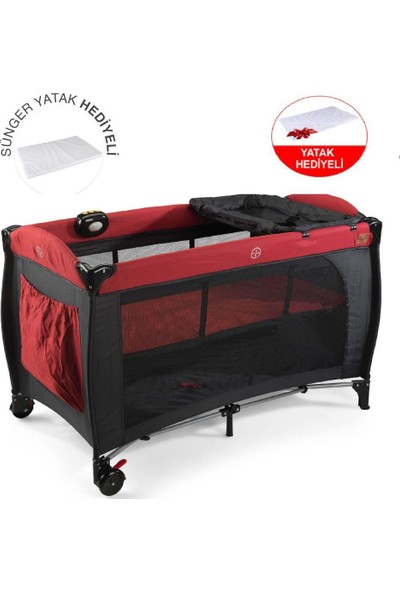 Baby2go 2051 Sleepy Oyun Parkı Park Yatak 60 x 120 cm -Yatak Hediyeli Baby 2 Go