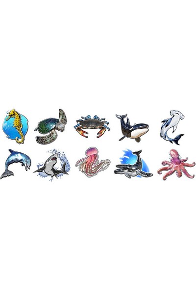 Holo Toyz Holotoyz Tattoo Super Sea Creatures Ar Uyumlu Geçici Dövme Holo Toyz Holotoyz Tattoo Super Sea Creatures Ar Uyumlu Geçici Dövme