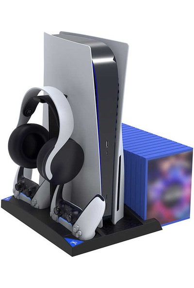 Kavim Playstation 5 Dualsense Kablosuz Şarj Istasyonu ve Kulaklık Standı Kavim Playstation 5 Dualsense Kablosuz Şarj Istasyonu ve Kulaklık Standı