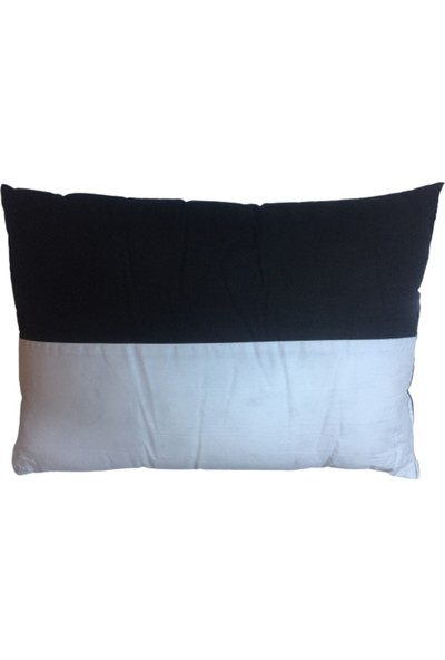 Akç Dağıtım Siyah Beyaz Taraftar Yastık