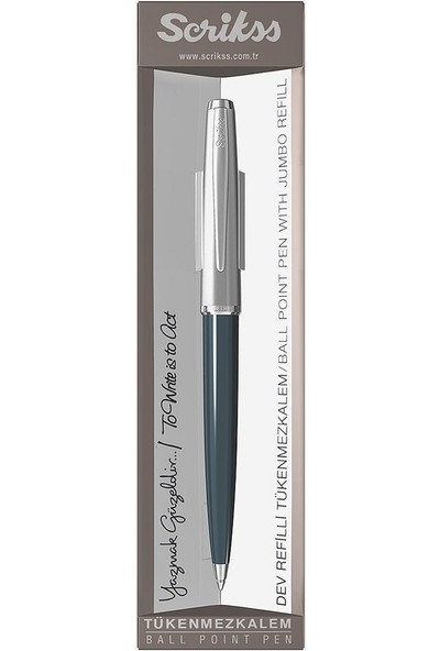 Scrikss 78 Tükenmez Kalem Lacivert