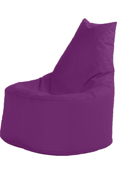 Dekopuf Su Geçirmez Armut Koltuk Mor