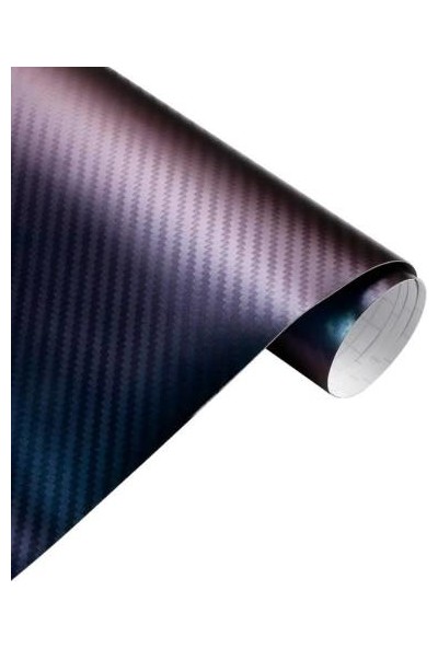 Temiz Pazar Bukalemun Karbon Folyo 3D Renk Değiştiren Kaplama Folyosu