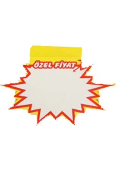 Modern Raf Yıldızlı Etiket Indirim 20 x 14 cm Modern Raf Yıldızlı Etiket Indirim 20 x 14 cm